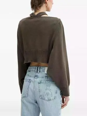HAVEONE Knotted-detail Sweater - Brown