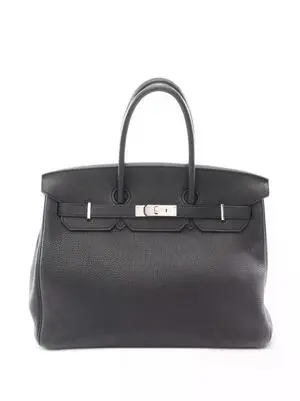 Hermès 2012 Birkin 35 Handbag - Black