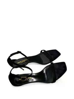 Saint Laurent Lexi Ankle Strap Sandals