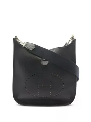 Hermès 1997 Gm Evelyn Cross Body Bag - Black
