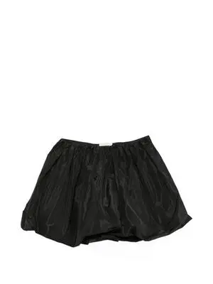 A.M.G. Pleated Puff Mini Skirt