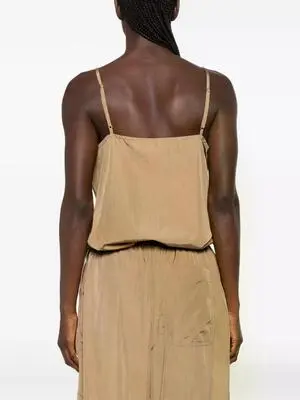 A.M.G. V-neck Spaghetti-strap Top