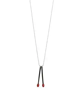 Dsquared2 Tone Matchstick Pendant Ball-chain Necklace