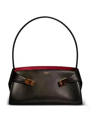 FERRAGAMO Buckle Detail Leather Shoulder Bag