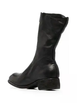 Guidi Front-zip Leather Boots