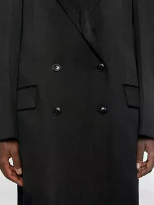 RÓHE Double-breasted Peaked-lapel Coat