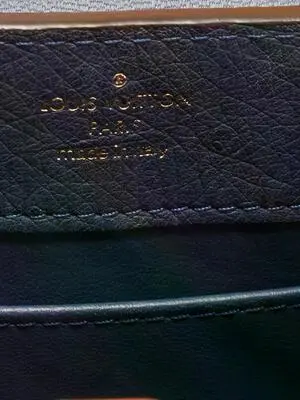LOUIS VUITTON Mini Capucines Leather Tote Bag - Blue