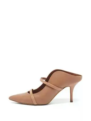 MALONE SOULIERS Maureen Heeled Mules - Neutrals
