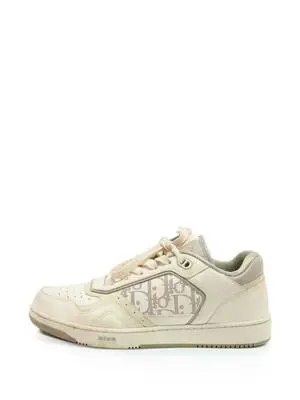 Dior B27 Oblique Leather Low-top Sneakers - White