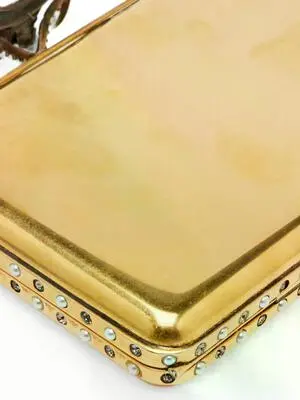 Alexander McQueen Jewelled Clutch Bag With Top Handle
