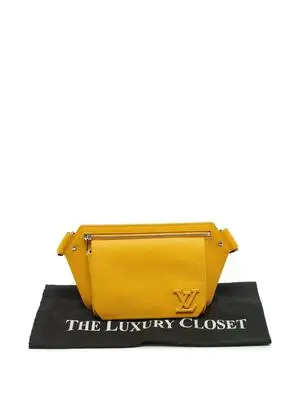 LOUIS VUITTON Aerogram Leather Belt Bag
