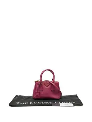 Prada Mini Galleria Saffiano Leather Tote Bag