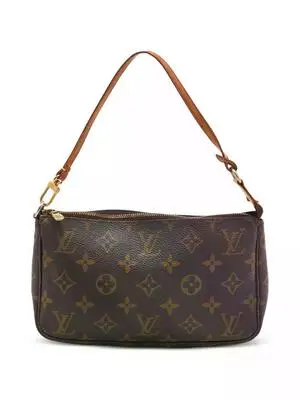 LOUIS VUITTON Pochette Accessoires Monogram Canvas Bag - Brown