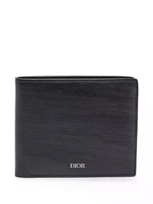 Dior 2019 Logo-detail Leather Wallet - Black