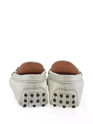 TOD'S Double T Glitter Loafers
