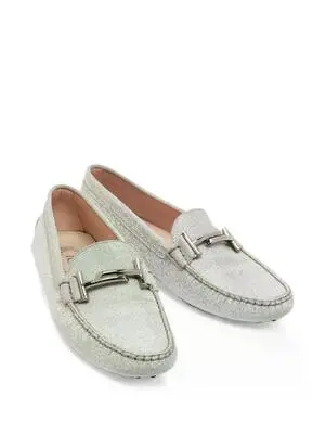 TOD'S Double T Glitter Loafers