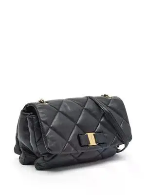 FERRAGAMO Vara Bow Quilted Shoulder Bag