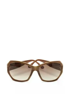 Roberto Cavalli Abelia Geometric Frame Sunglasses - Brown