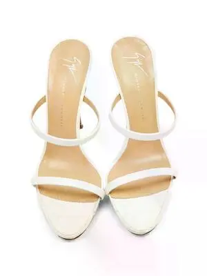 GIUSEPPE ZANOTTI Darsey Leather Heeled Sandals