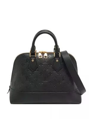 LOUIS VUITTON 2019 Neo Alma Monogram Empreinte Tote Bag - Black