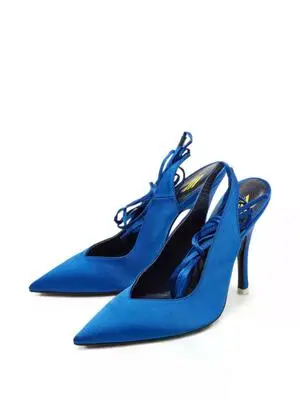 Attico Venus Ankle-strap Heeled Pumps - Blue