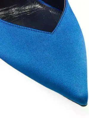 Attico Venus Ankle-strap Heeled Pumps - Blue