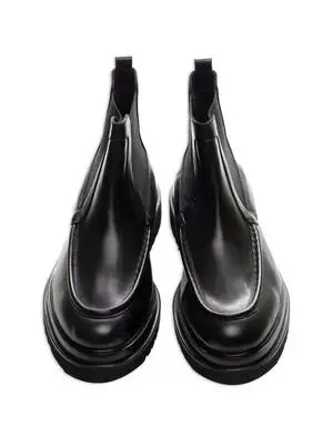 POCHE PARIS Panelled Ankle Boots
