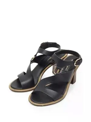 FERRAGAMO Gancini Motif Buckle-strap Sandals