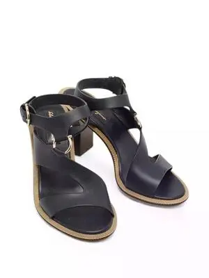 FERRAGAMO Gancini Motif Buckle-strap Sandals