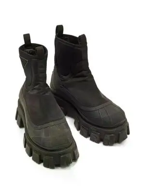 Prada Monolith Ankle Boots