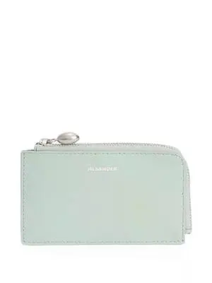 JIL SANDER Goji Coin Purse Small - Green
