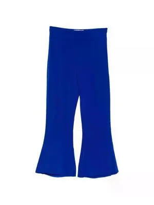 Antonio Berardi Flared Cropped Trousers - Blue