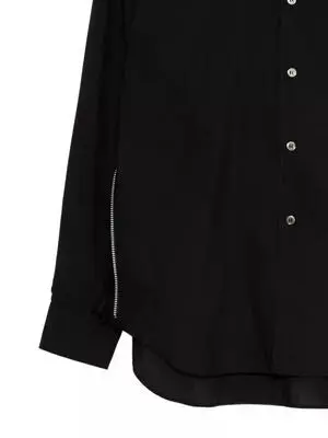 Comme Des Garçons Side-zip Patch-pocket Shirt