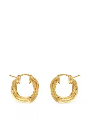 JIL SANDER Tangle Knot Earrings - Yellow