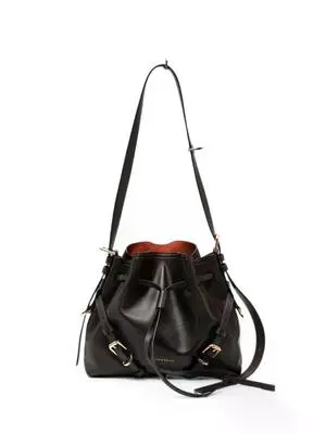 Givenchy Small Voyou Leather Bucket Bag - Brown