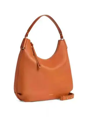 COCCINELLE Medium Rebekka Grained-leather Shoulder Bag - Orange