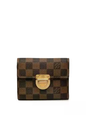 LOUIS VUITTON 2009 Damier Ebene Koala Wallet Small Wallets - Brown
