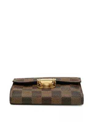 LOUIS VUITTON 2009 Damier Ebene Koala Wallet Small Wallets