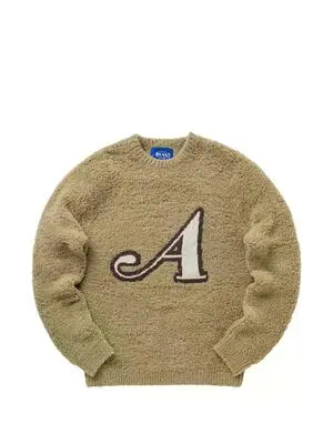 AWAKE NY Bouclé-knit Logo Patch Sweater