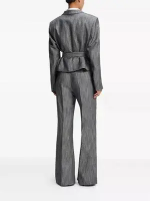 BOSS Buttoned Flared Trousers
