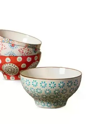 CU I SEEYOU Patterned Ceramic Bowls
