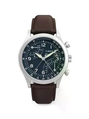 TIMEX Waterbury Fly-back Chronograph Watch - Blue
