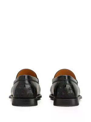 TOD'S Leather Loafers With Embossed Outsole