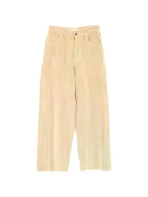 Celine Beige Corduroy Trousers - Neutrals