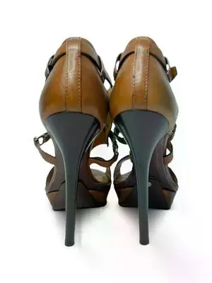 Ralph Lauren Strappy Stiletto Platform Sandals