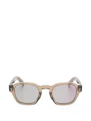 Prada Geometric Frame Sunglasses - Brown