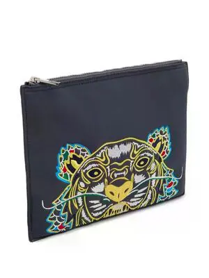 Kenzo Tiger Embroidered Pouch