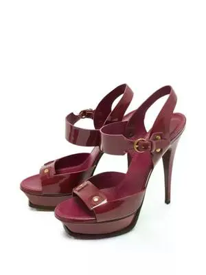 Saint Laurent Ankle Strap Platform Sandals