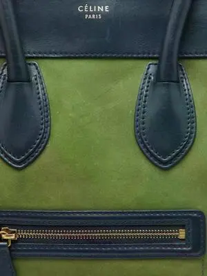 Celine 2012 Mini Luggage Tote Bag - Black