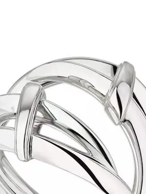 SHAUN LEANE Sabre Deco Twist Ring - Silver